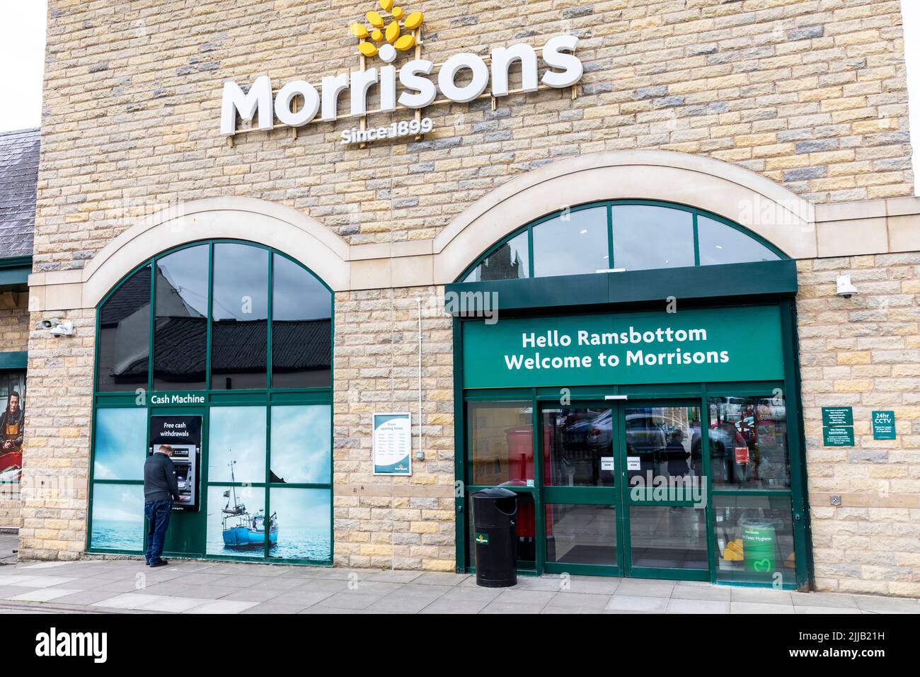 Morrisons supermarket logo hi-res stock photography and images - Alamy