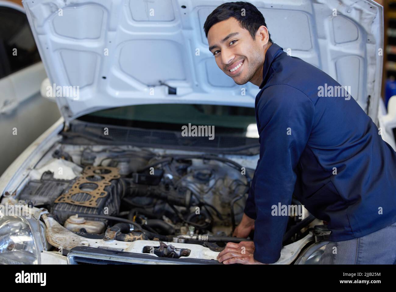 Everything looks good. High angle portrait of a handsome young male ...