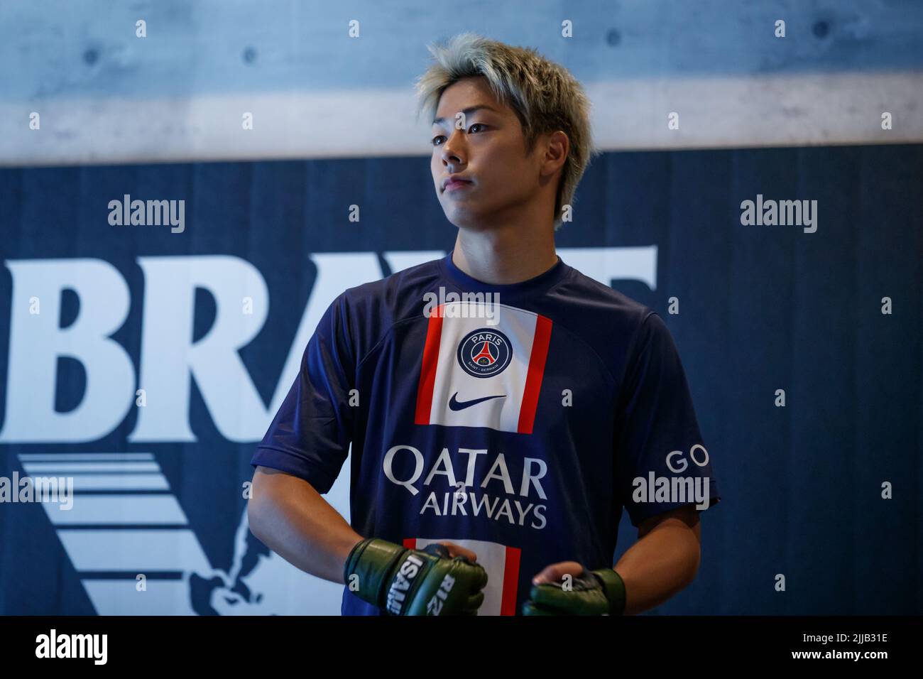 Japanese MMA fighter Kota Miura opens his training ahead of RIZIN.37 ...