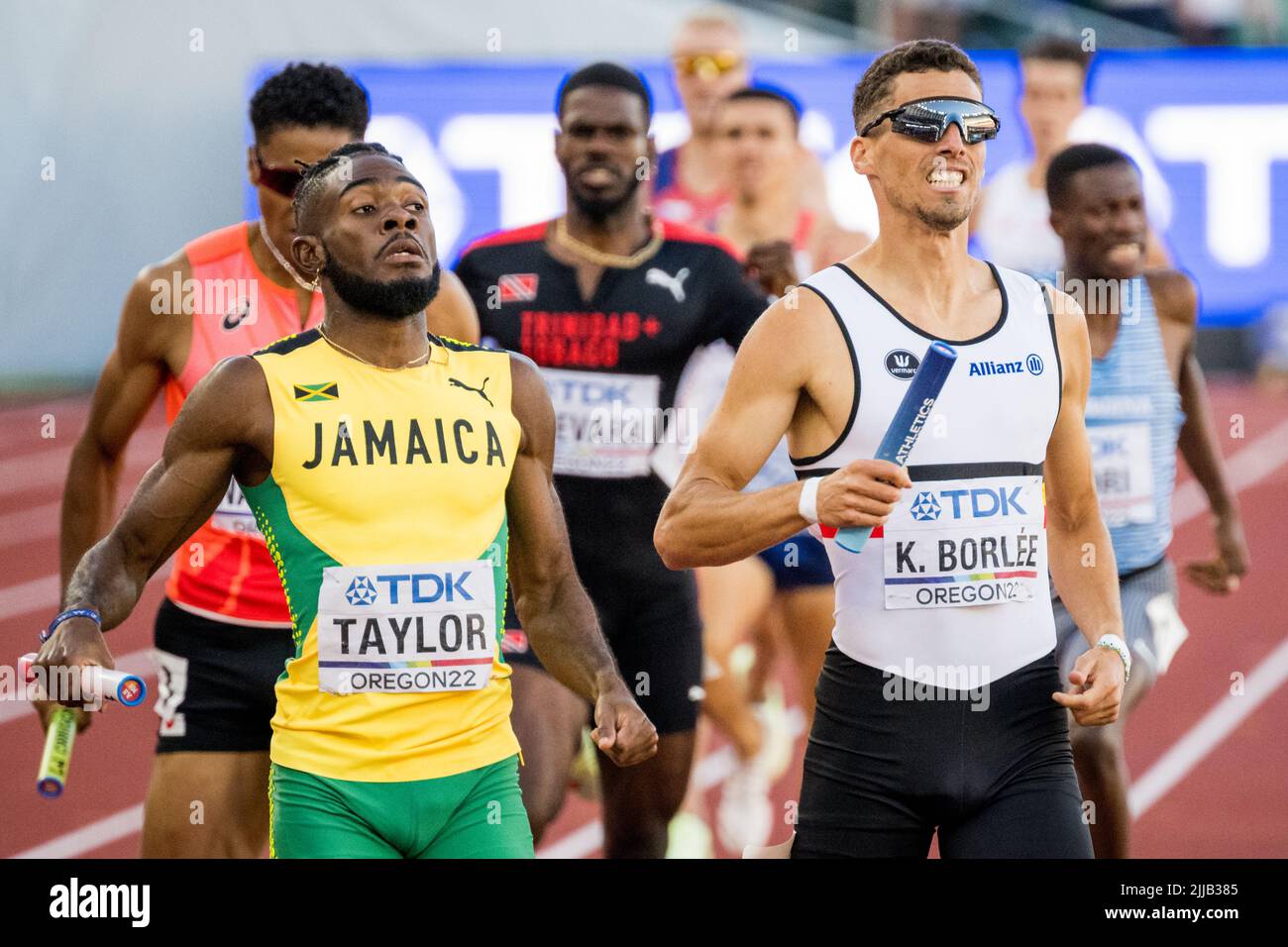 Eugene, Oregon, USA, 24 July 2022, Belgian Kevin Borlee pictured in ...