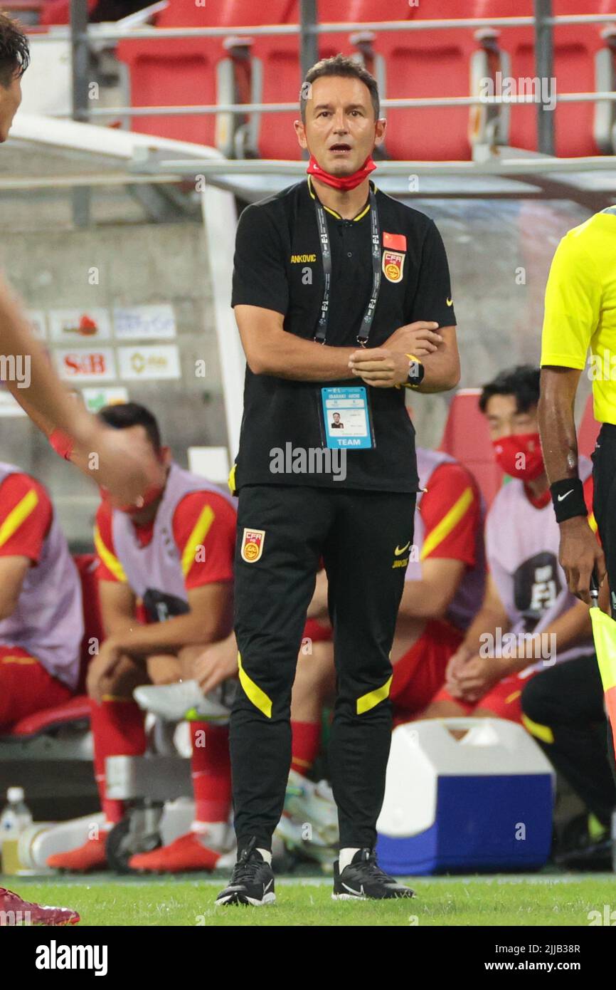 Aichi, Japan. 24th July, 2022. Aleksandar Jankovic head coach (CHN ...