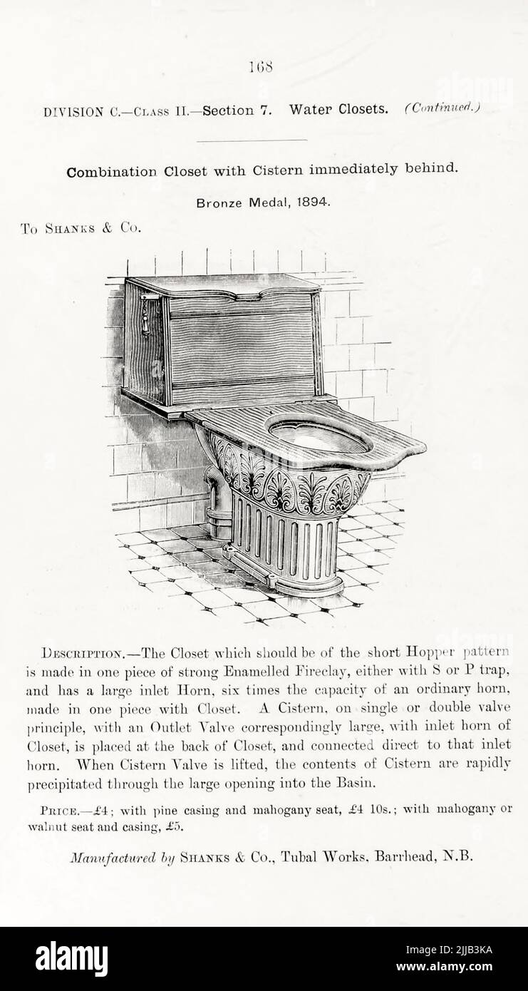 Flush toilet history hi-res stock photography and images - Alamy