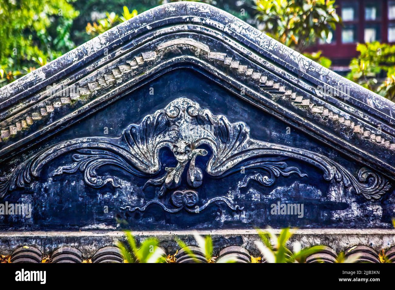 Chinese Bat Statue Roof Tile Garden of Humble Administrator Zhouzheng ...