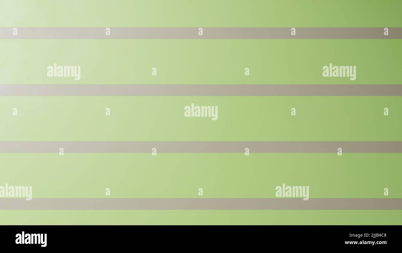 3D rendering. Green background with gray lines. Pattern of gray ...