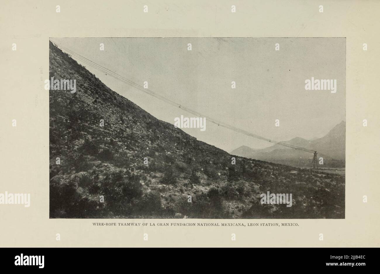 Wire-Rope Tramway of La Gran Fundacion National Mexicana, Leon Station ...