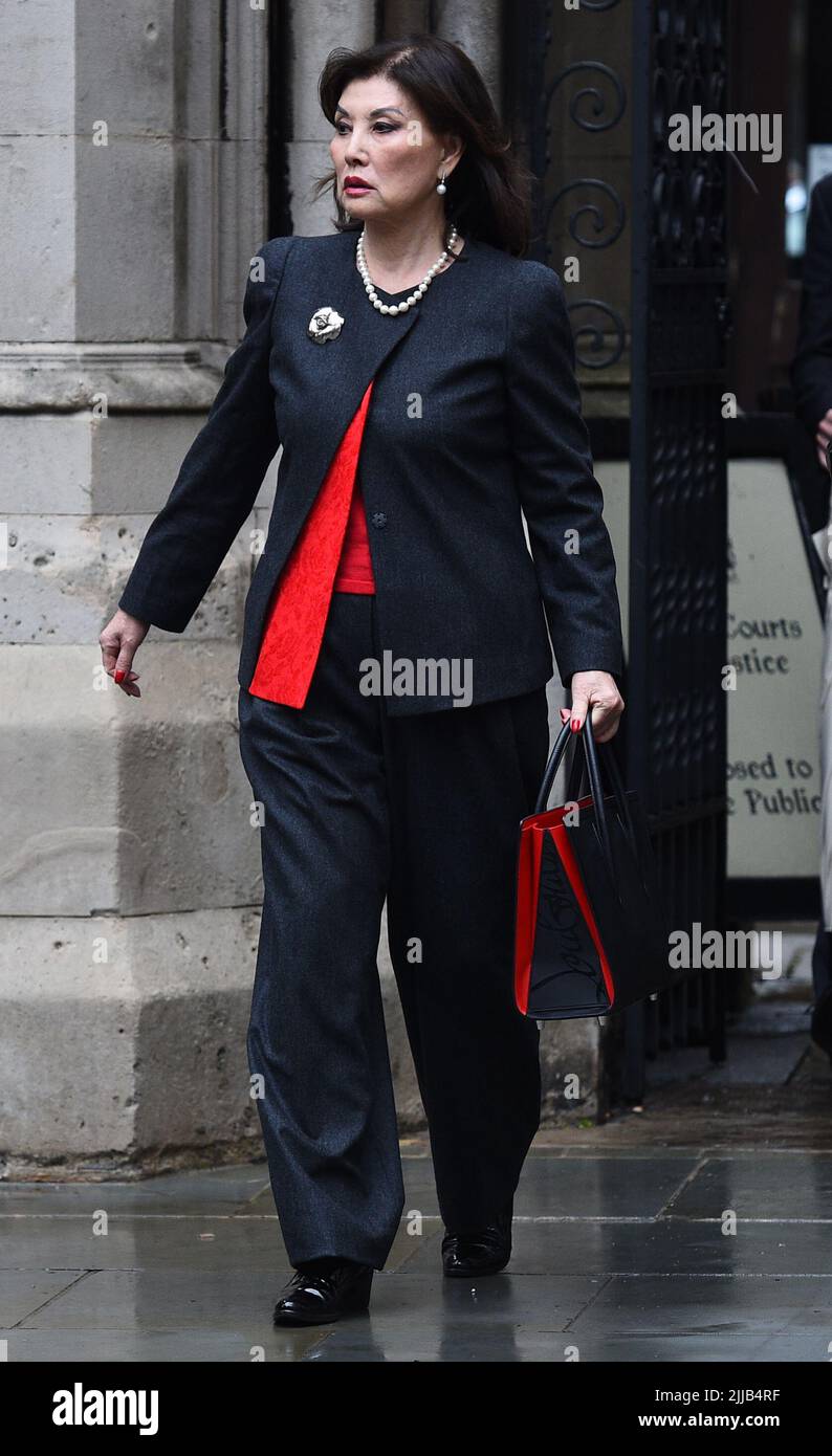 File photo dated 01/10/19 of Lady Hiroko Barclay leaving the High Court ...