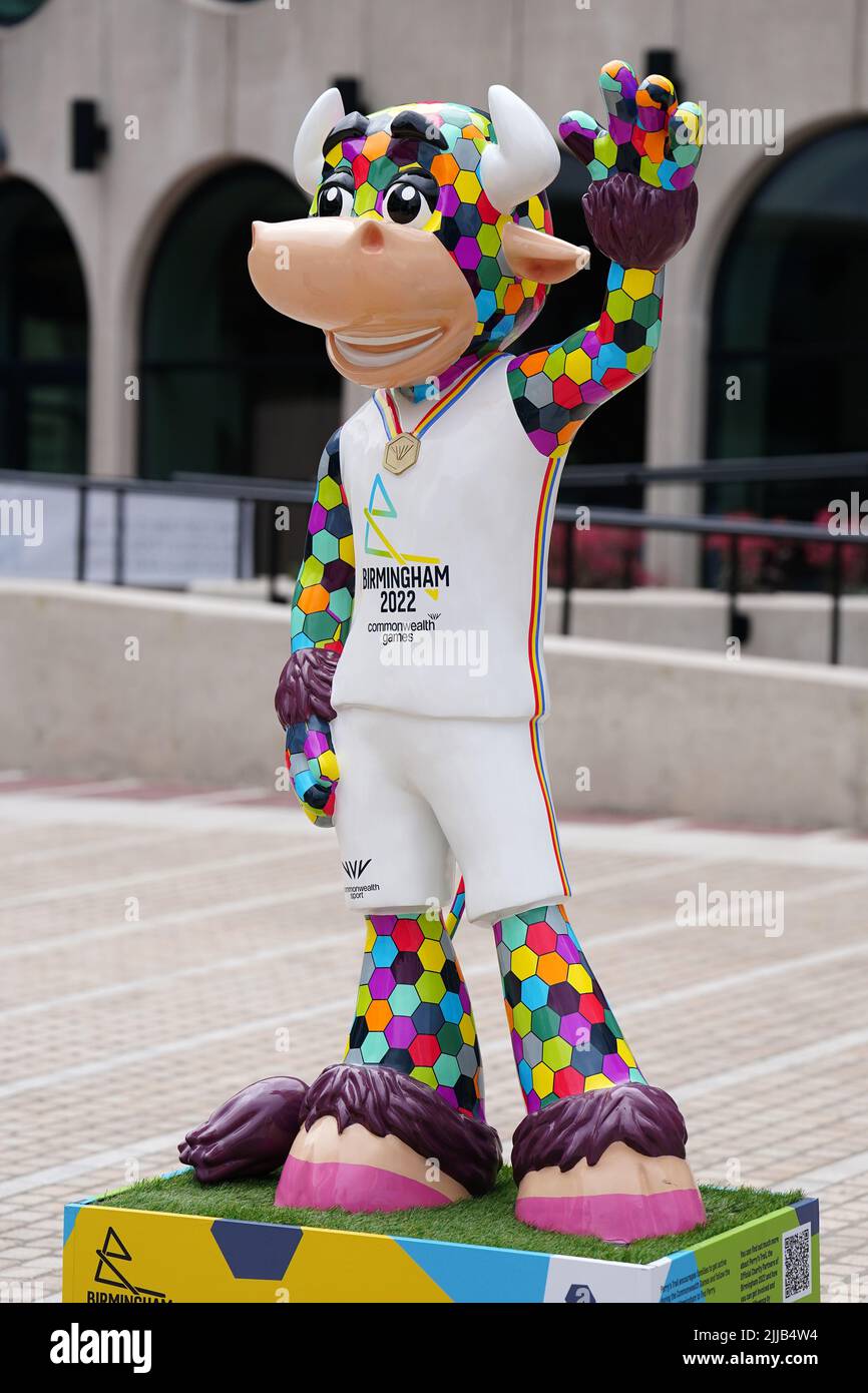 Perry the Mascot in Birmingham ahead of the Commonwealth Games. Picture ...