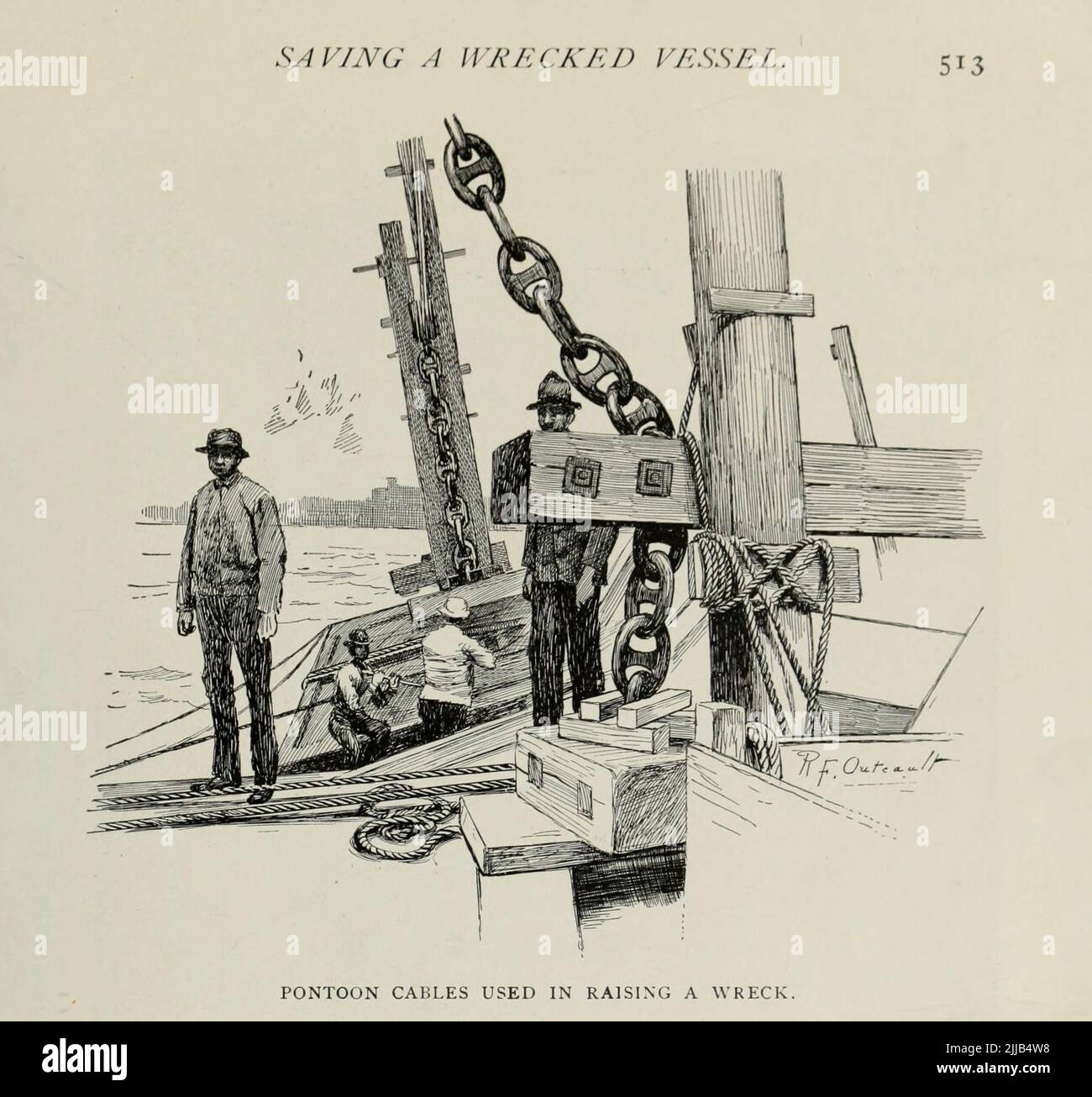 Raising the wreck of hi-res stock photography and images - Alamy