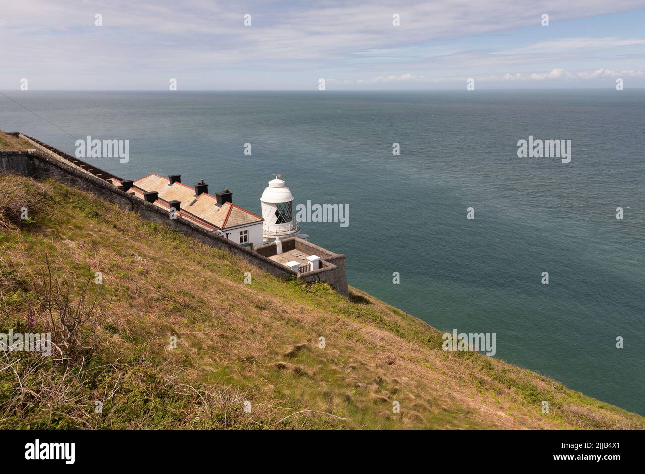 Foreland Point Lighthouse, Devon, Lynmouth Stock Photo - Alamy