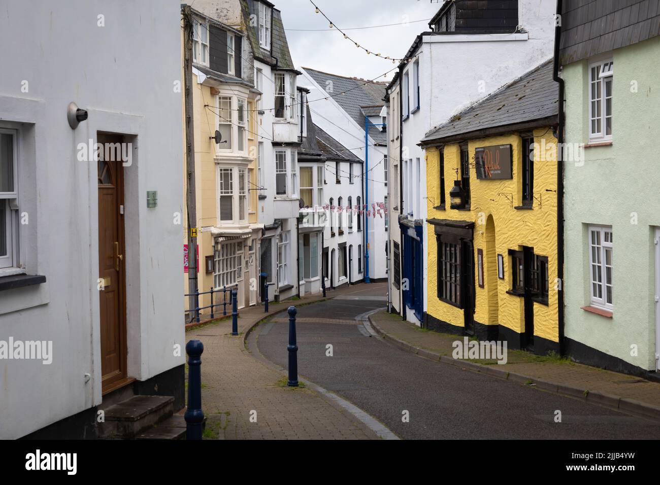 Historic buildings in Ilfracombe, Devon Stock Photo - Alamy