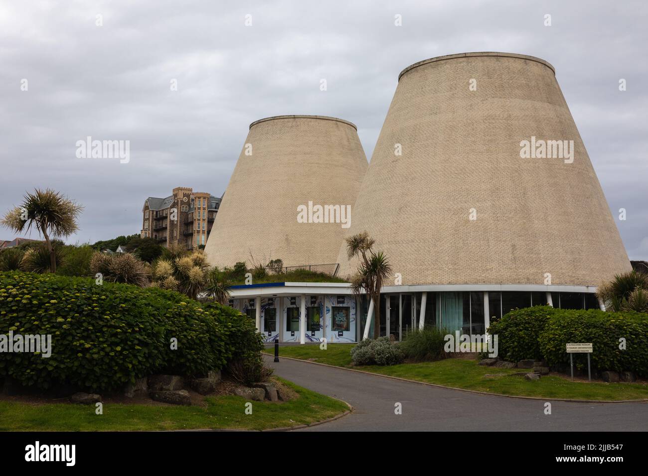 Modern theatre of Ilfracombe, Devon Stock Photo - Alamy