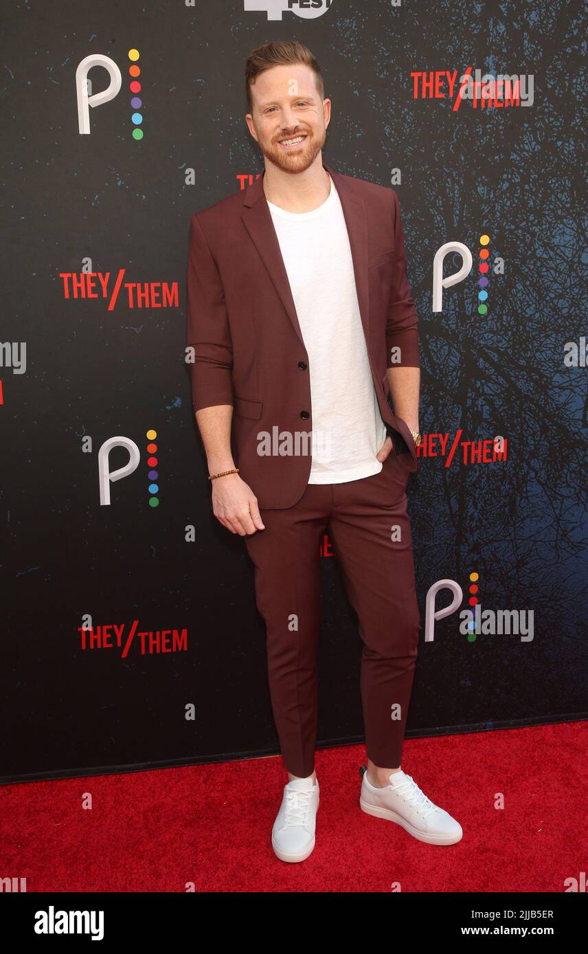 24 July 2022 - Los Angeles, California - Boone Platt. 2022 Outfest Los ...