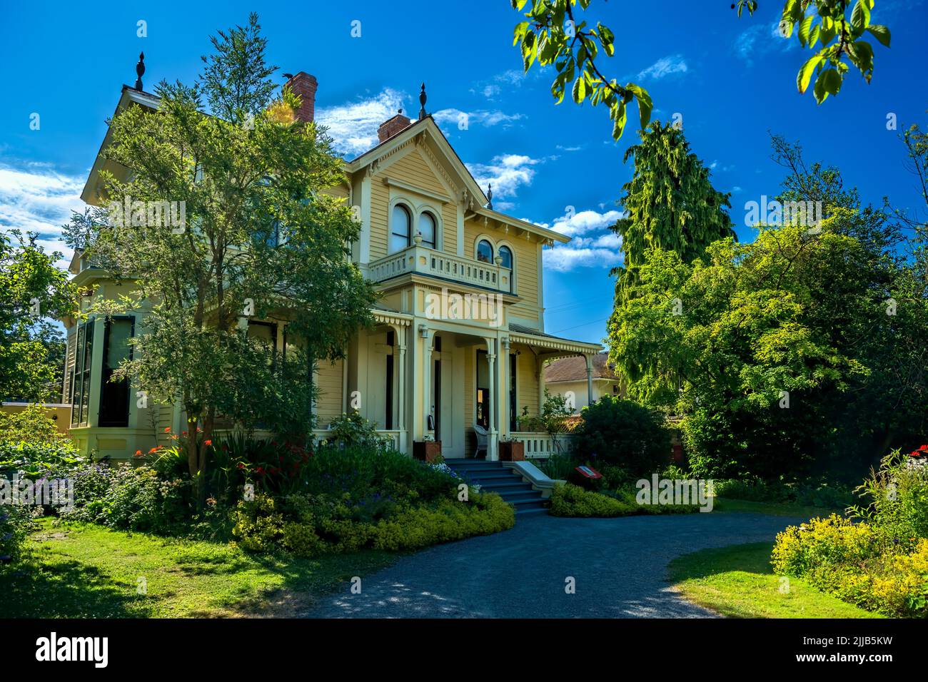 The famous Emily Carr House, a Canadian national historic site in ...