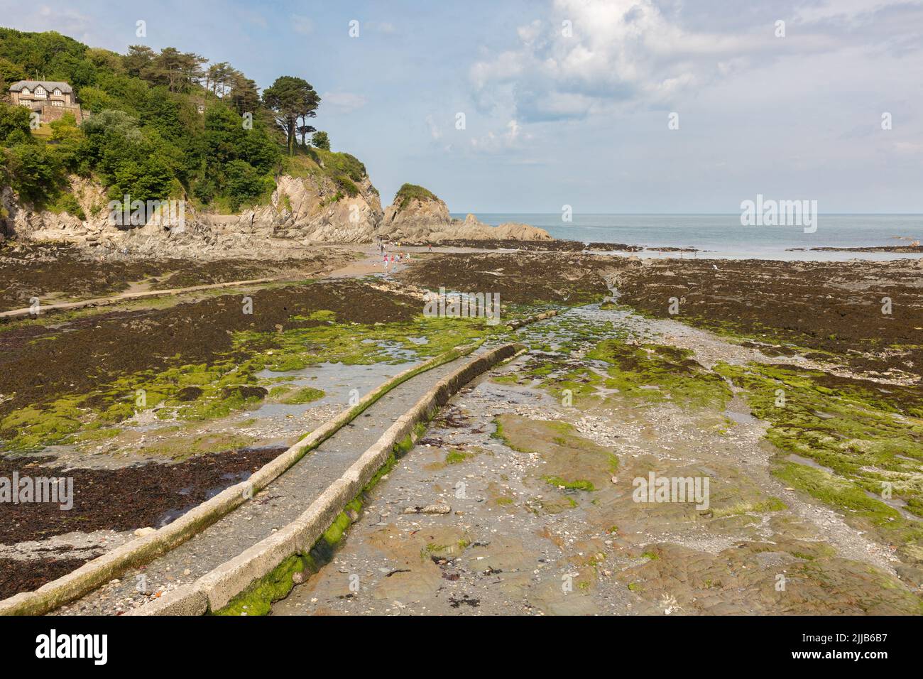 South West coast Path and Tarka Trail between Ilfracombe and Woolacombe ...