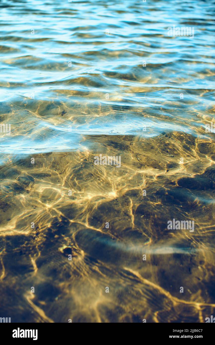 water surface reflections at the beach. High quality photo Stock Photo ...
