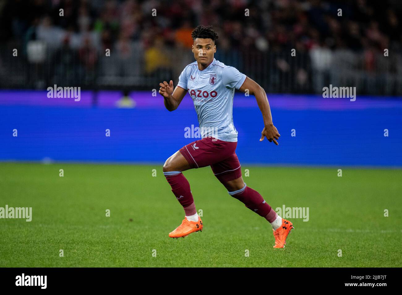 PERTH, AUSTRALIA - JULY 23: Ollie Watkins of Aston Villa during the Pre ...