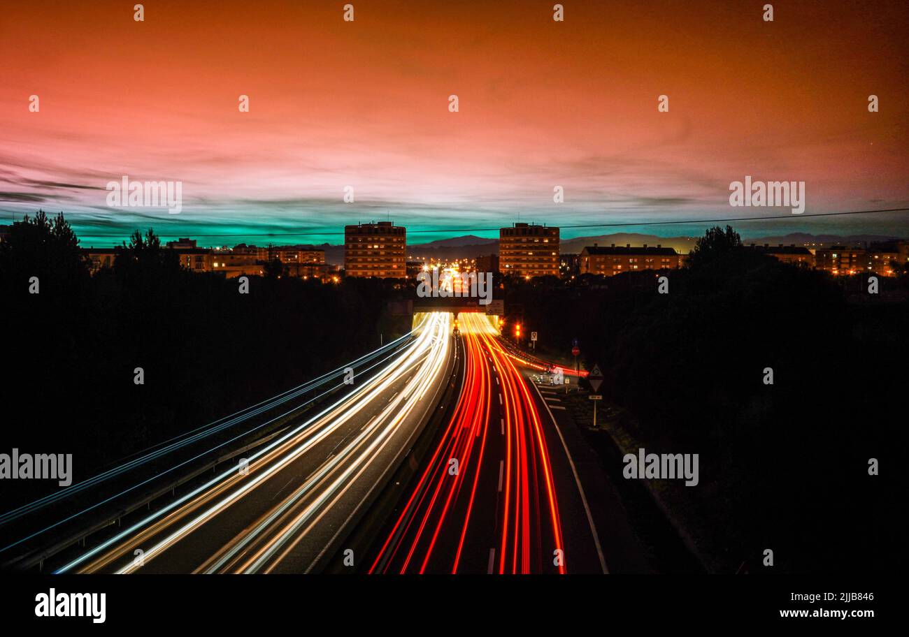 Leave street lighting hi-res stock photography and images - Alamy