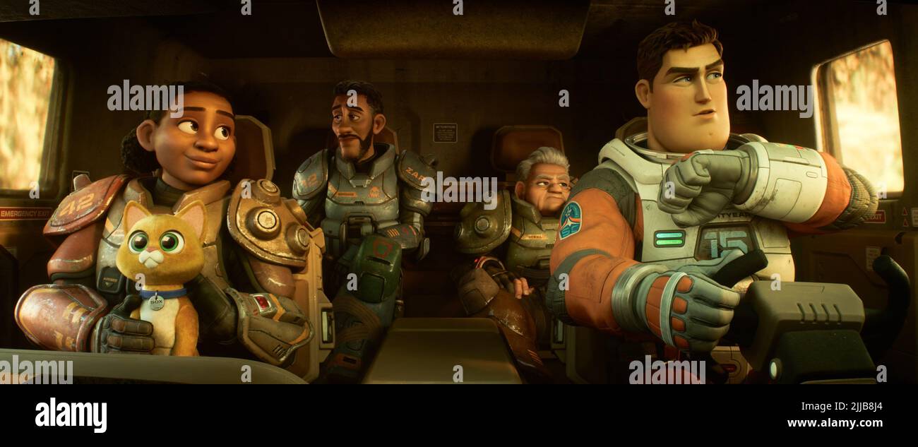 Undated film still handout from Lightyear. Pictured: Robot companion ...