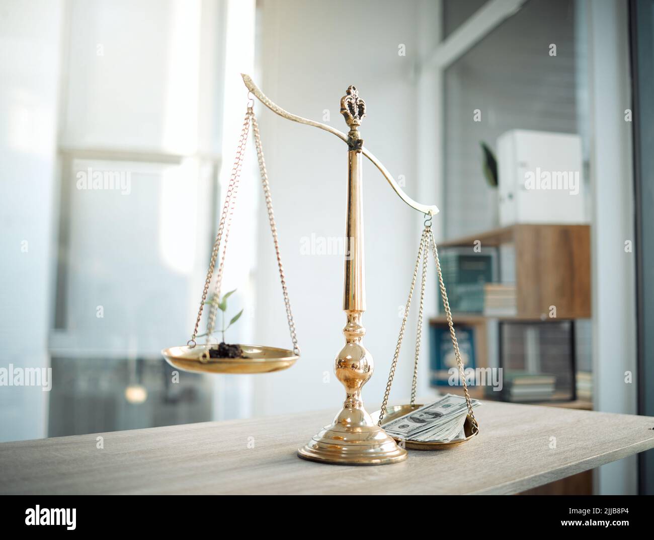 No one knows what happens behind closed doors. a scale balancing a ...