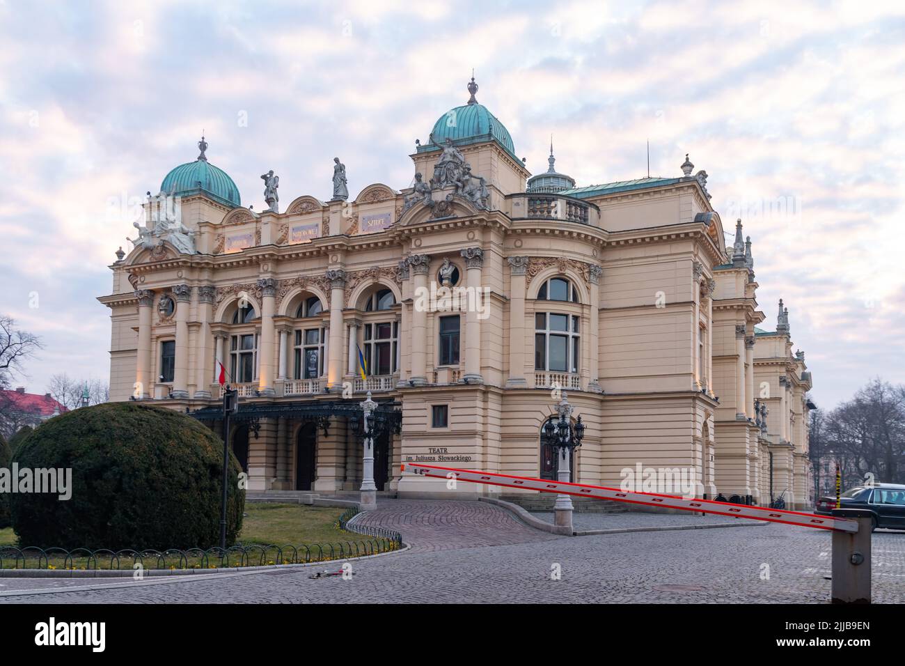 Krakow, Poland - 13 March, 2022: Juliusz Słowacki Theatre, 19th-century ...