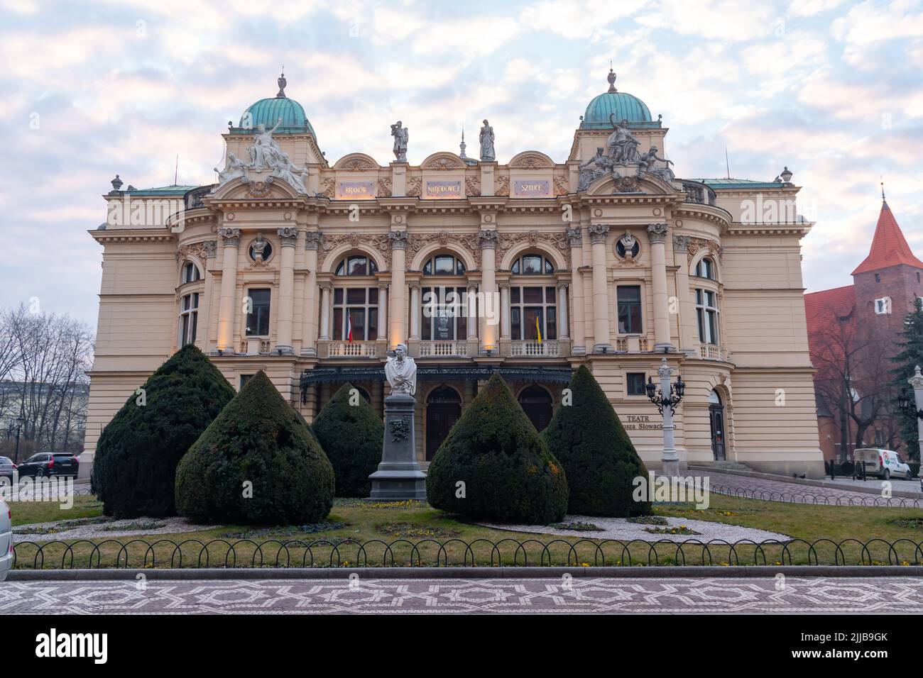 Krakow, Poland - 13 March, 2022: Juliusz Słowacki Theatre, 19th-century ...