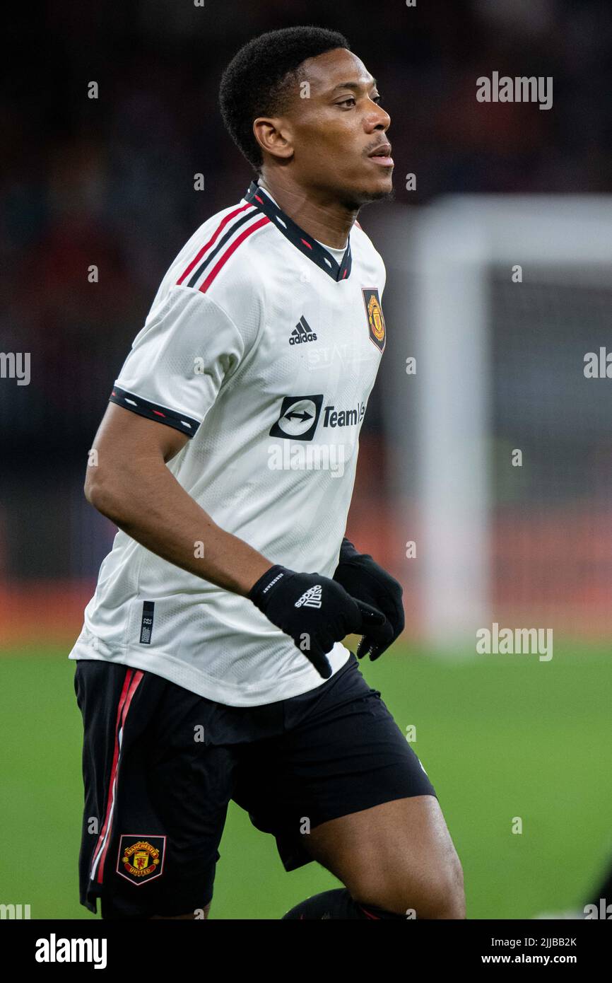 PERTH, AUSTRALIA - JULY 23: Anthony Martial during the Pre-Season ...