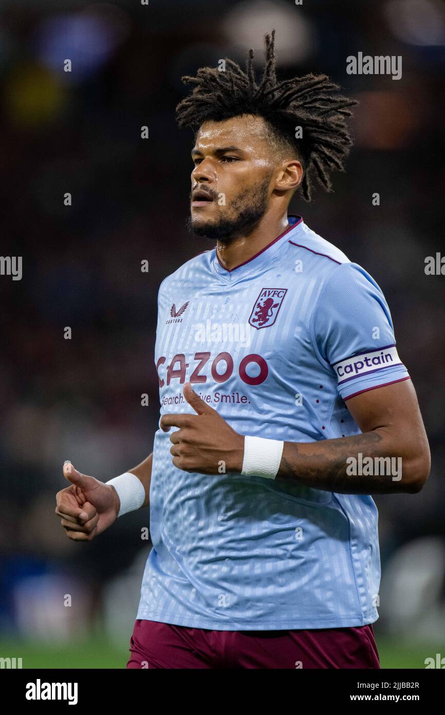 PERTH, AUSTRALIA - JULY 23: Tyrone Mings during the Pre-Season Friendly ...