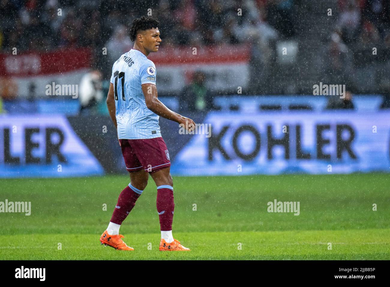 PERTH, AUSTRALIA - JULY 23: Ollie Watkins during the Pre-Season ...