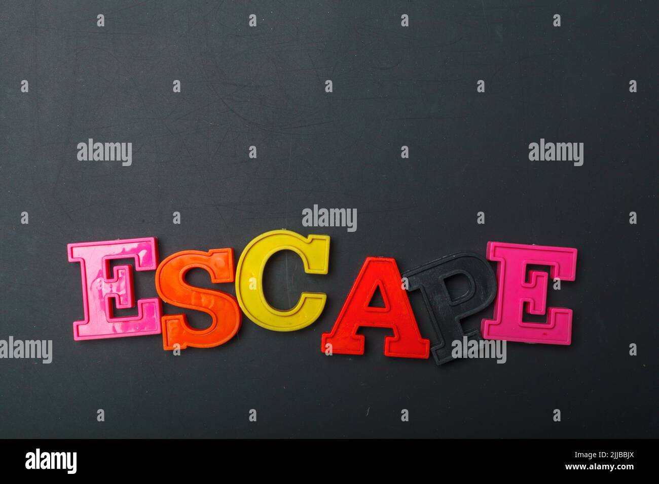 The word Escape Stock Photo - Alamy