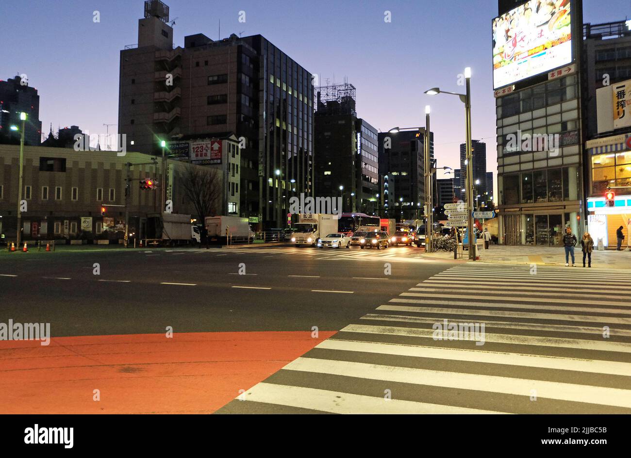 Exterior architecture design and night atmosphere at Japanese shopping ...