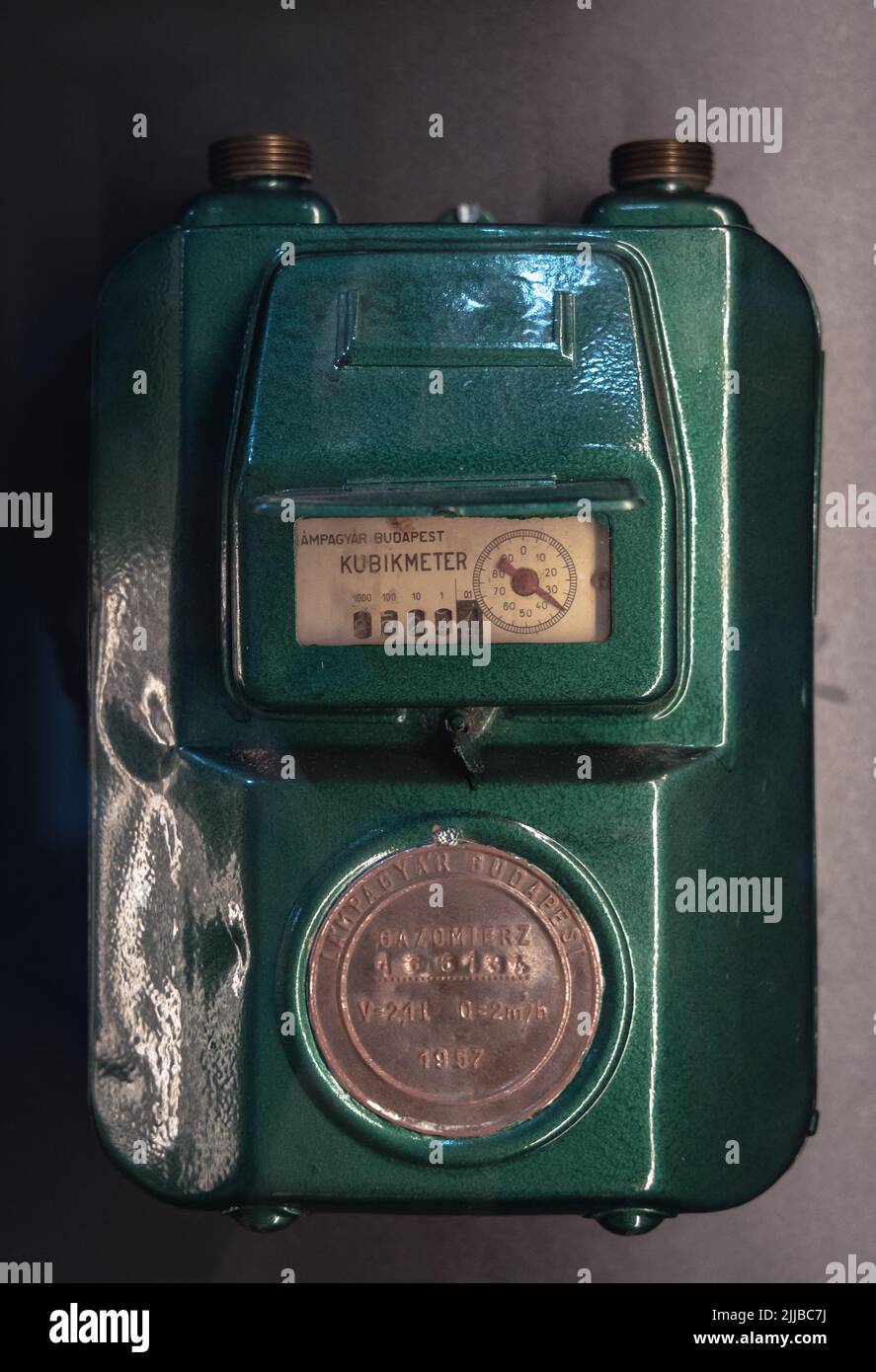 Old gas meter hi-res stock photography and images - Alamy