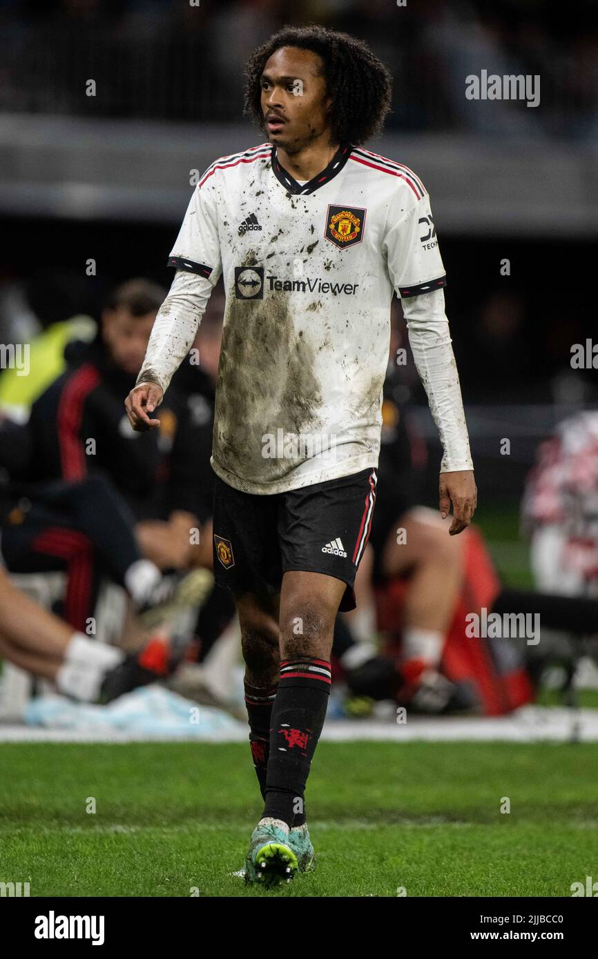PERTH, AUSTRALIA - JULY 23: Tahith Chong of Manchester United during ...