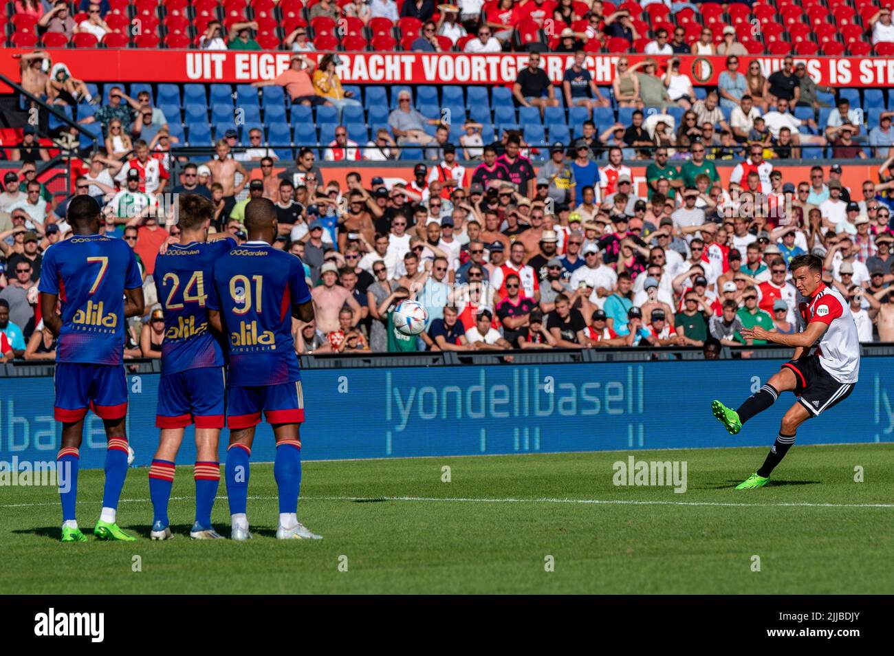 ROTTERDAM , 24-07-2022 , Stadium Feijenoord, De Kuip , Feyenoord ...