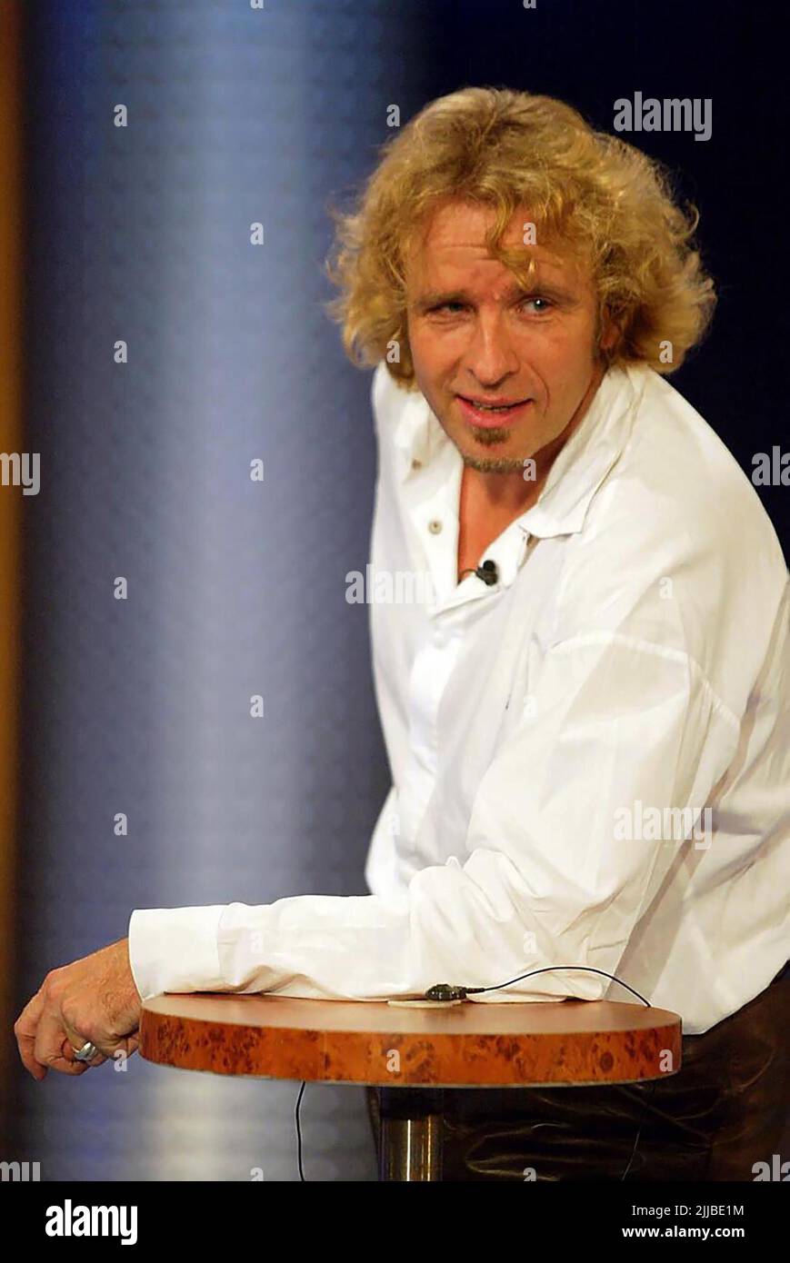 Tv moderator schauspieler und showmaster gottschalk hi-res stock ...