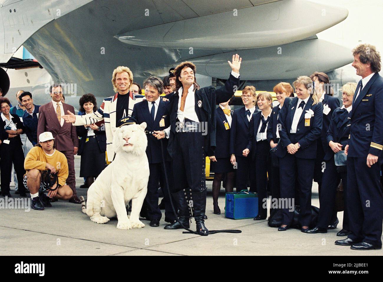 Siegfried und Roy schenken dem Phantasialand in Brühl bei Köln zum 20 ...