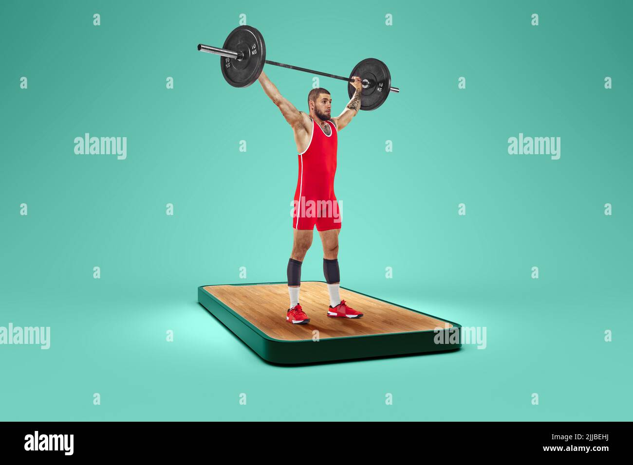 Barbell green screen hi-res stock photography and images - Alamy