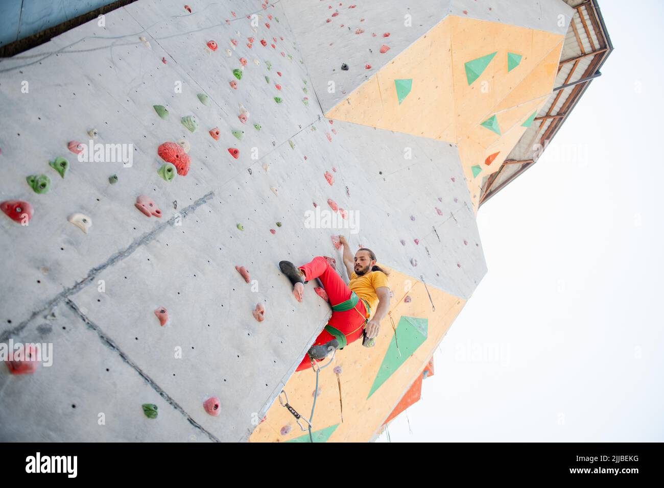 Bottom rope climbing hi-res stock photography and images - Alamy