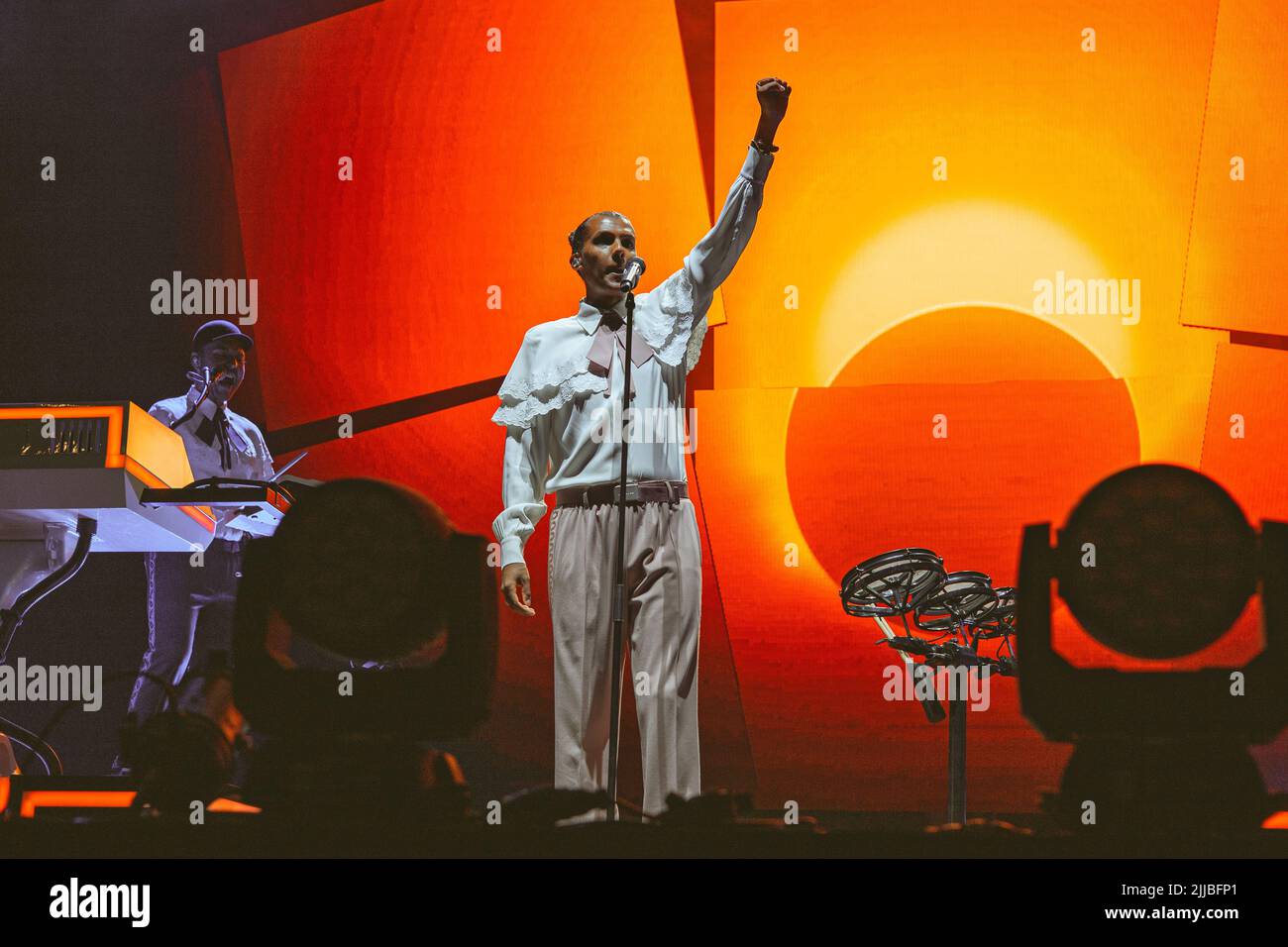 20/07/2022 - Belgian rapper and producer STROMAE performing live at ...