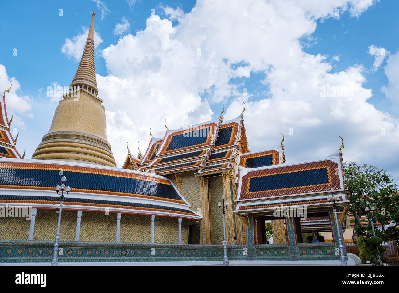 Wat Ratchabophit temple in Bangkok Thailand, beautiful temple with a ...