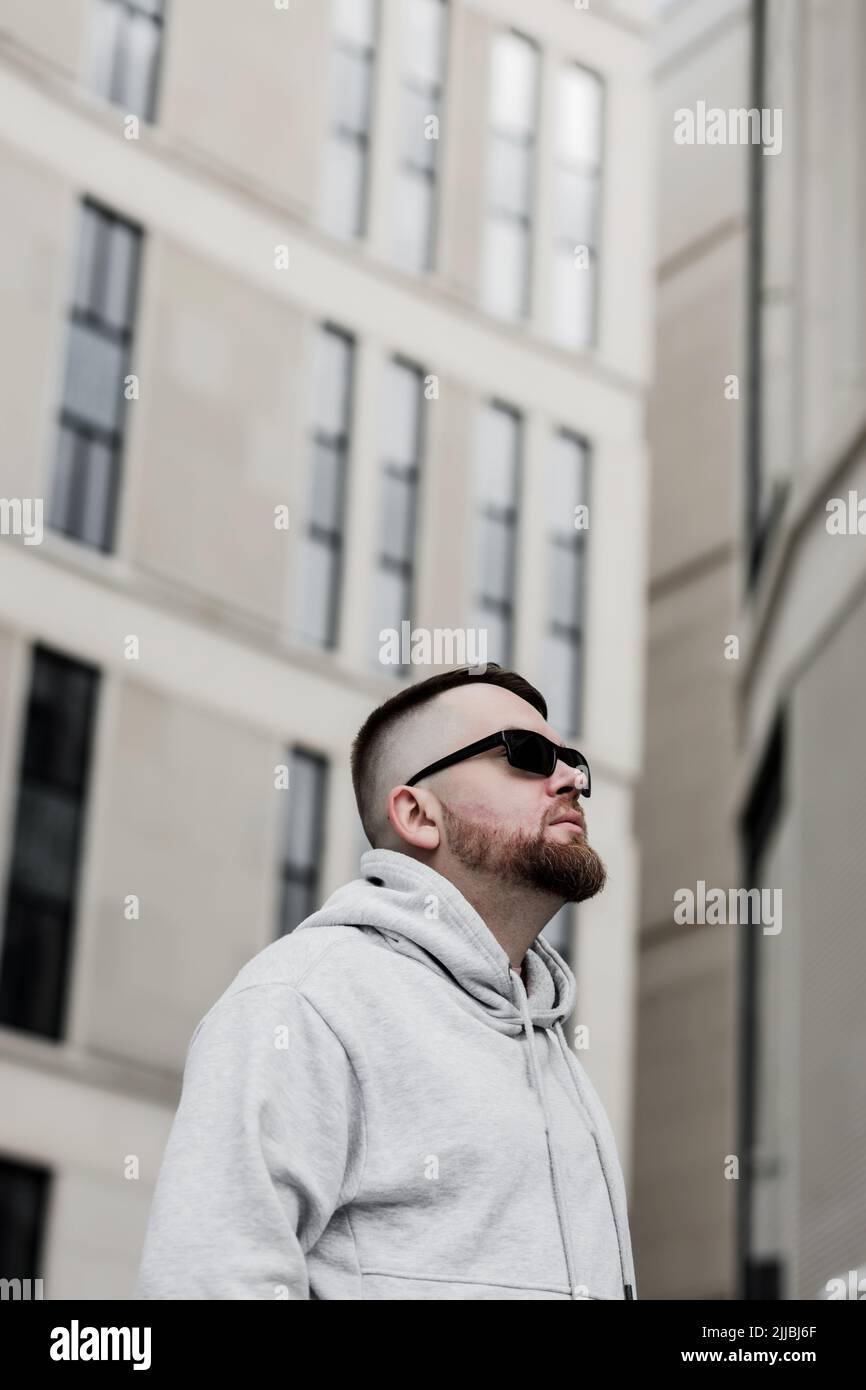 Bearded male model hi-res stock photography and images - Alamy
