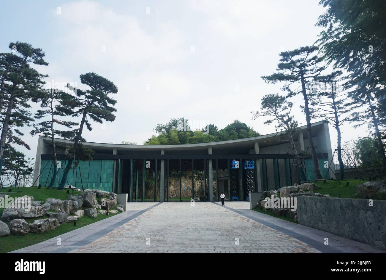 HANGZHOU, CHINA - JULY 25, 2022 - An aerial view of the Hangzhou ...