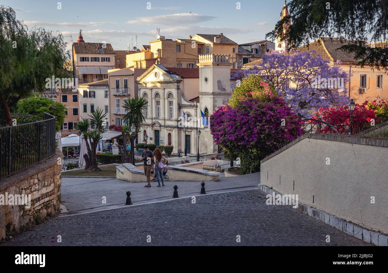 Dimarchiou Square view Cathedral of Saints Jacob and Christopher on Old ...