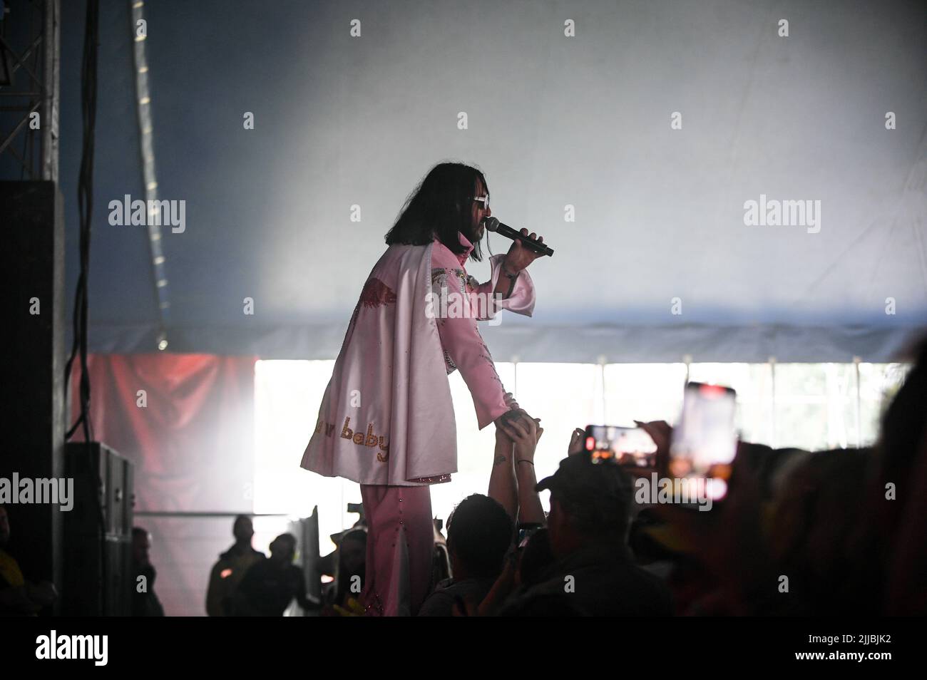 Elvana Performing at Tramlines Festival , Uk , 24.07.2022 Stock Photo ...