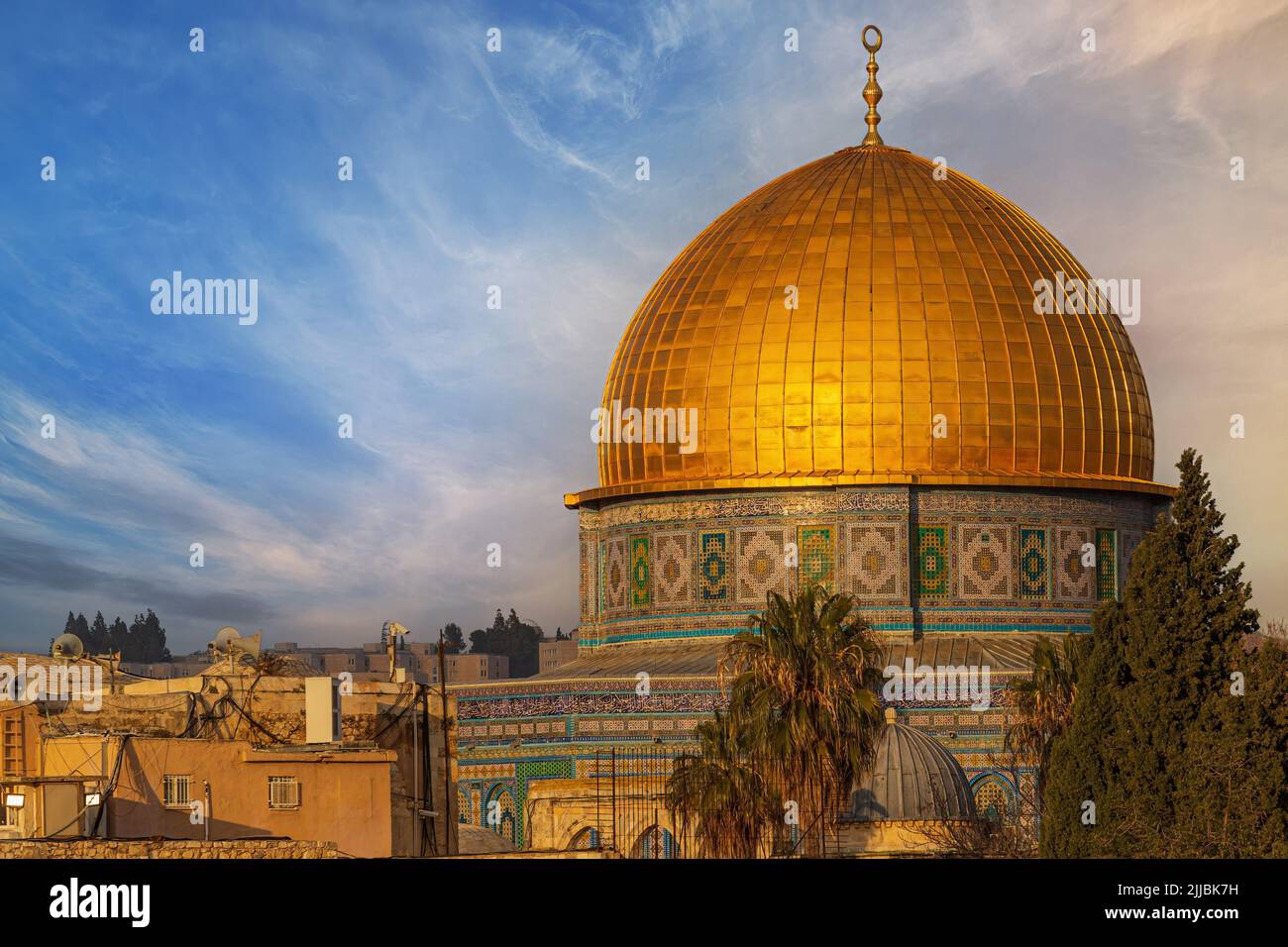 Wailing wall jerusalem sunset hi-res stock photography and images - Alamy