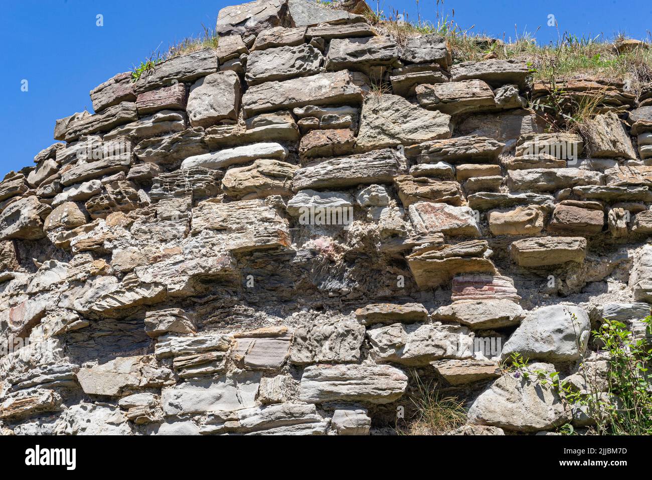 Detailed View of the Old Lime Kiln above Greencliff Beach Showing ...