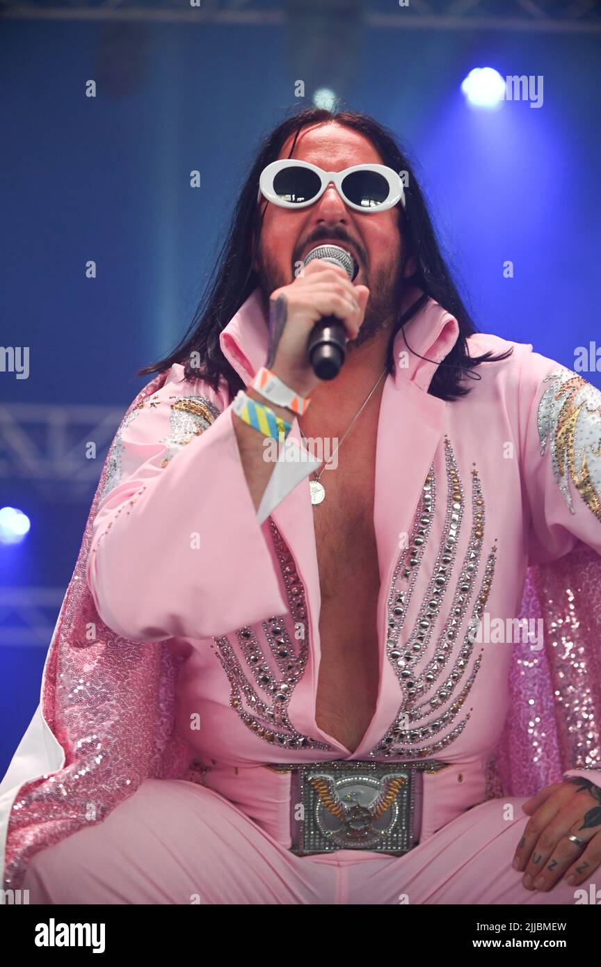 July 24, 2022, Sheffield, South Yorkshire, U.K: Elvana Performing at ...