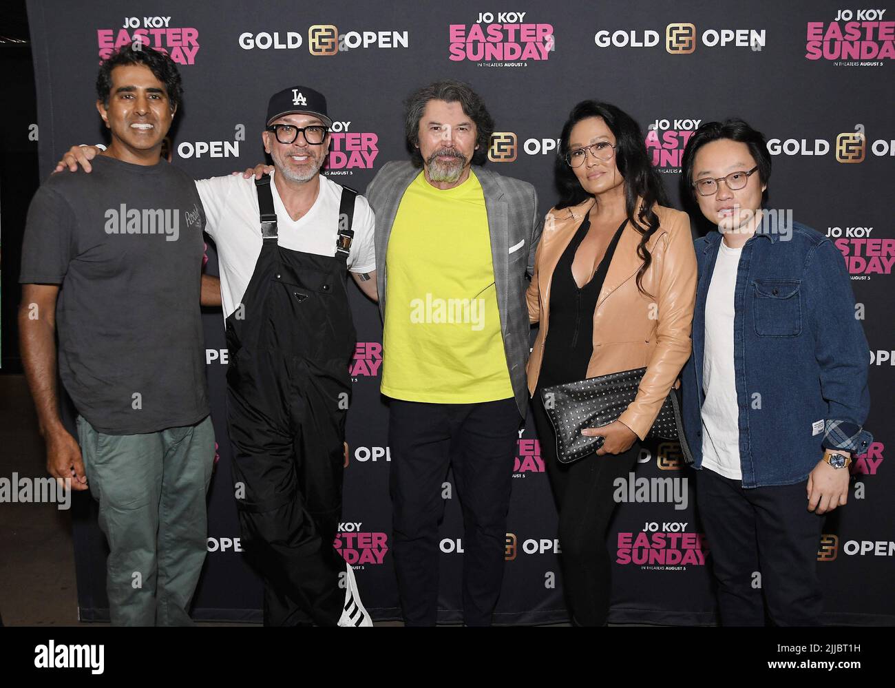 Los Angeles, USA. 25th July, 2022. (L-R) EASTER SUNDAY Cast & Crew ...