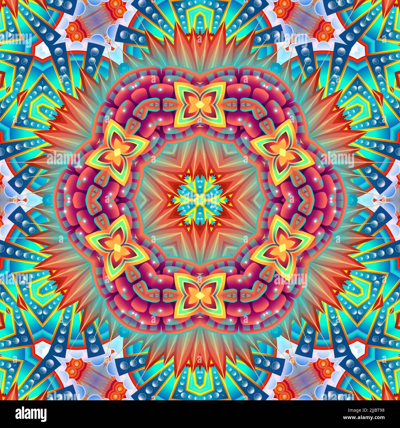 Abstract Computer generated Fractal design. A fractal is a never-ending ...