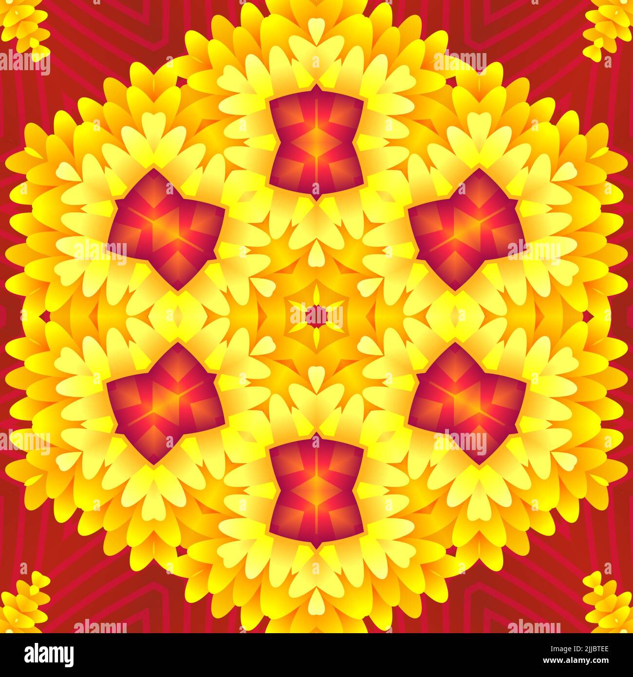 Abstract Computer generated Fractal design. A fractal is a never-ending ...