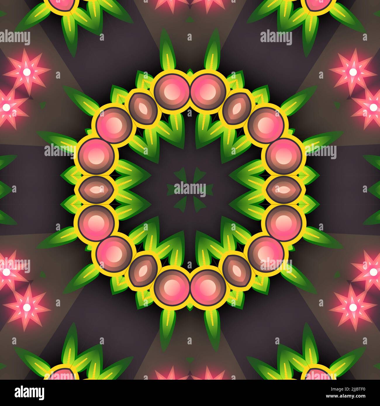 Abstract Computer generated Fractal design. A fractal is a never-ending ...